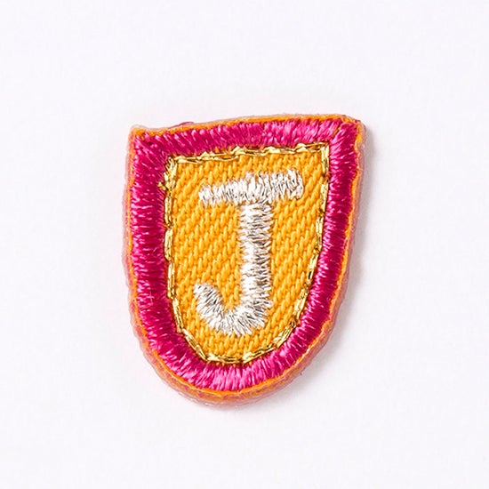 APPLIQUE SEAL initial J | AIUEO
