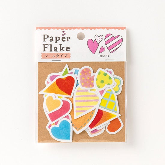 Paper Flake シール | AIUEO