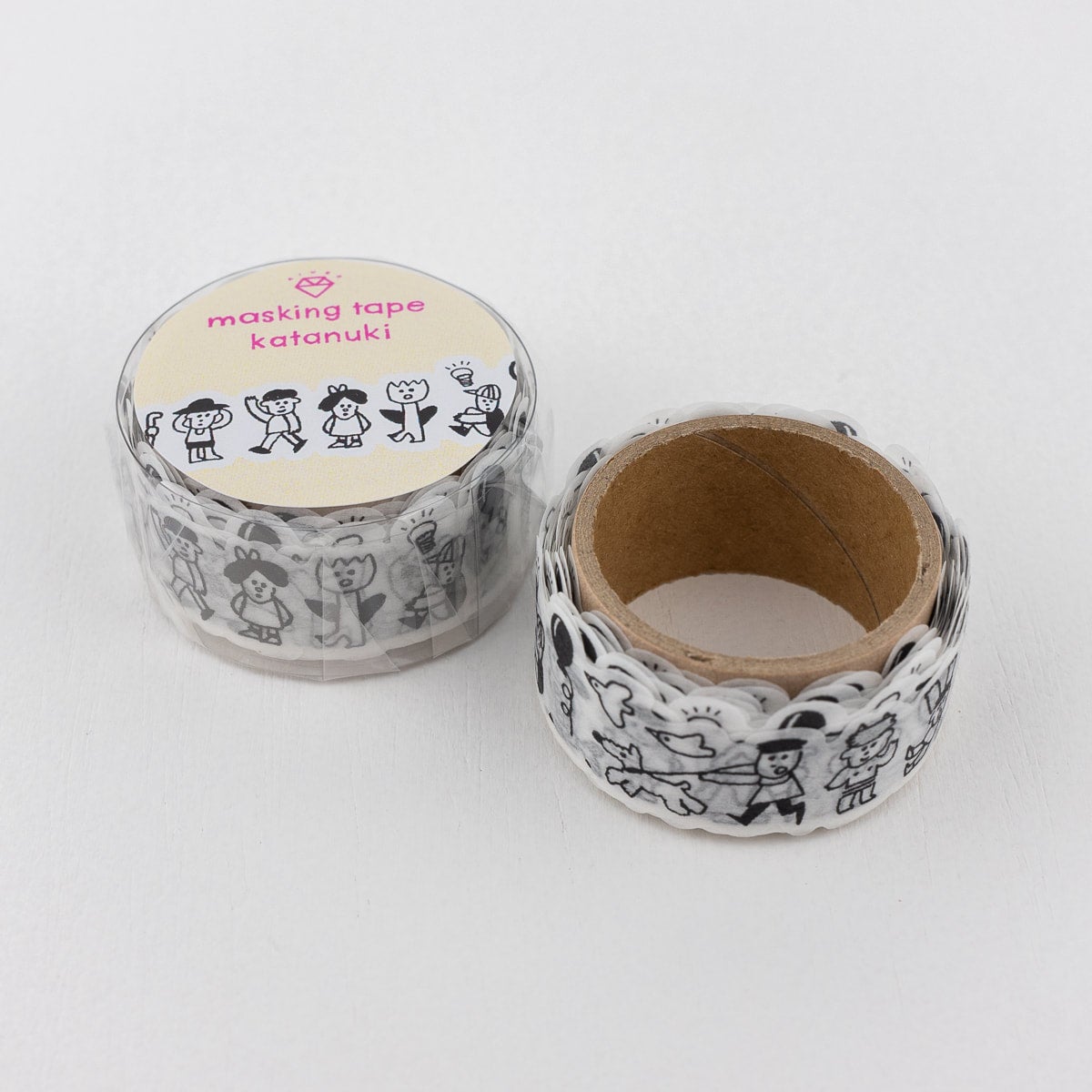 マスキングテープ Katanuki chibi border | AIUEO